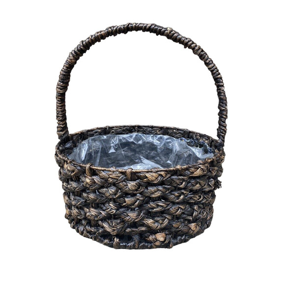 Unbranded | Accents | Round Flowerpot Basket Planters Polyrattan Indoor ...